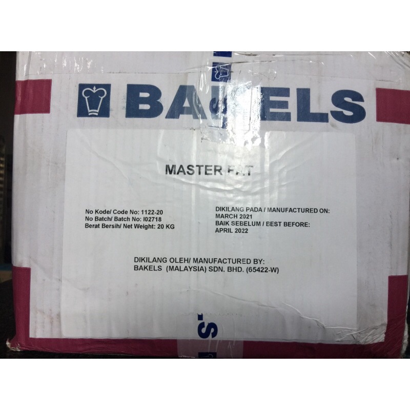 Jual BAKELS : Master Fat @500gr | Shopee Indonesia
