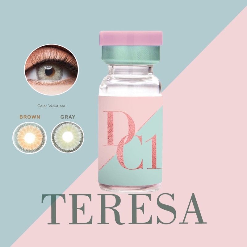 Jual SOFTLENS TERESA by DREAMCOLOR DC1 GREY / BROWN / BLUE ( NORMAL ...