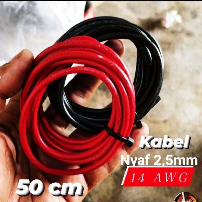 Jual Kabel Serabut 14 AWG nyaf 2,5 mm ECER 50 cm | Shopee Indonesia