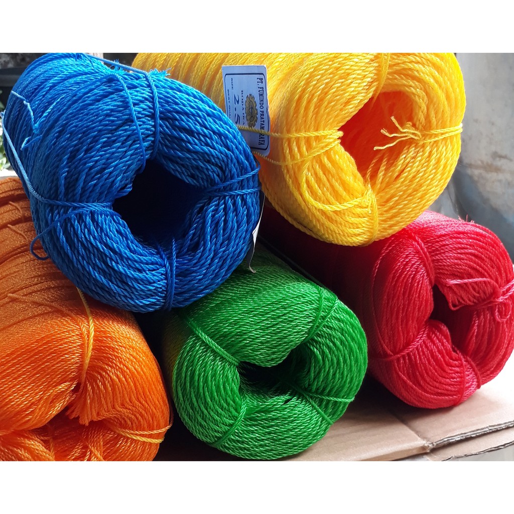 Jual Tali tambang tampar plastik untuk tali jaring, tali pagar ayam uk ...