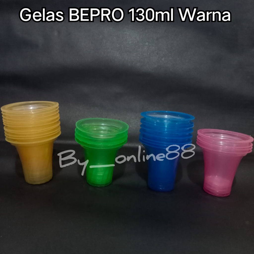 Jual Gelas Plastik BEPRO 130ml @50pcs | Shopee Indonesia
