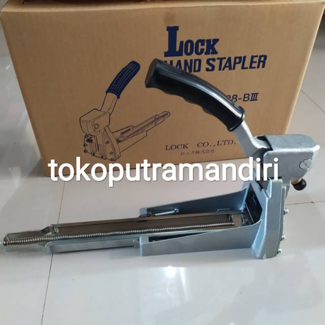 Jual Lock hand stapler 3515 / Alat Staples karton / kardus manual asli ...