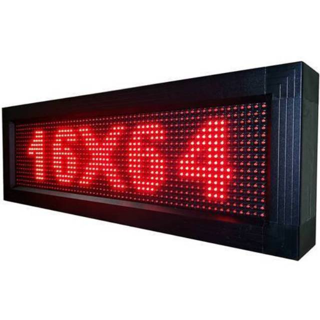 Jual Running Text P10 Outdoor ukuran 16x64 | Shopee Indonesia