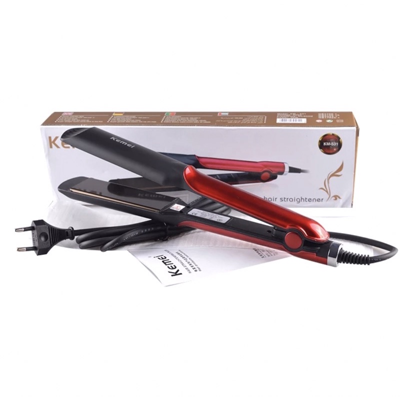 Jual KEMEI Catok Rambut Catokan Rambut 2 in 1 KM 531 KM531 Original ...