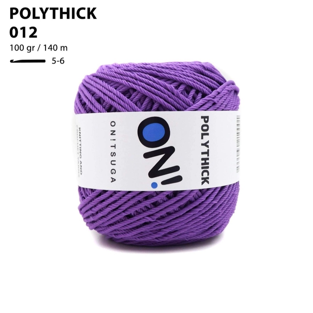 Jual Benang rajut merk onitsuga polythick | Shopee Indonesia