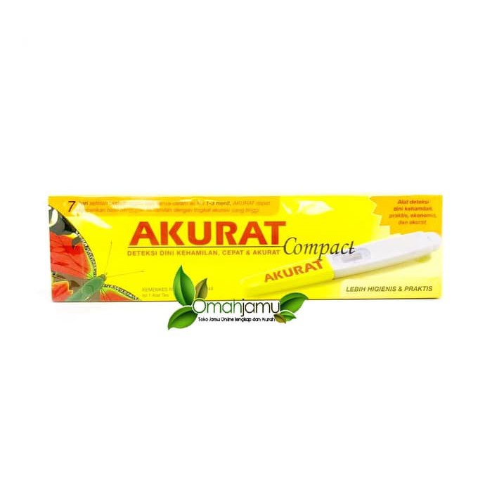 Jual AKURAT COMPACT. ALAT TES KEHAMILAN CEPAT DAN AKURAT | Shopee Indonesia
