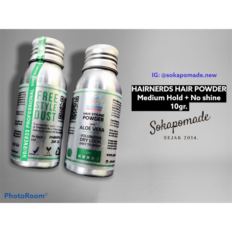 Jual HAIRNERDS HAIR STYLING POWDER ukuran 10gr ( pomade bubuk / bedak ...