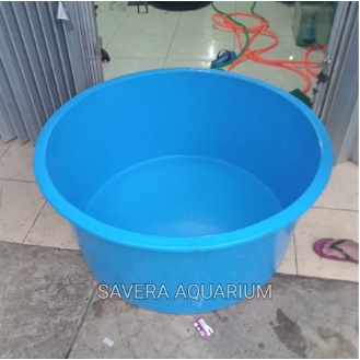 Jual (JABODETABEK) BAK FIBER BULAT 100x50 CM - KOLAM BULAT KOI - FREE ...