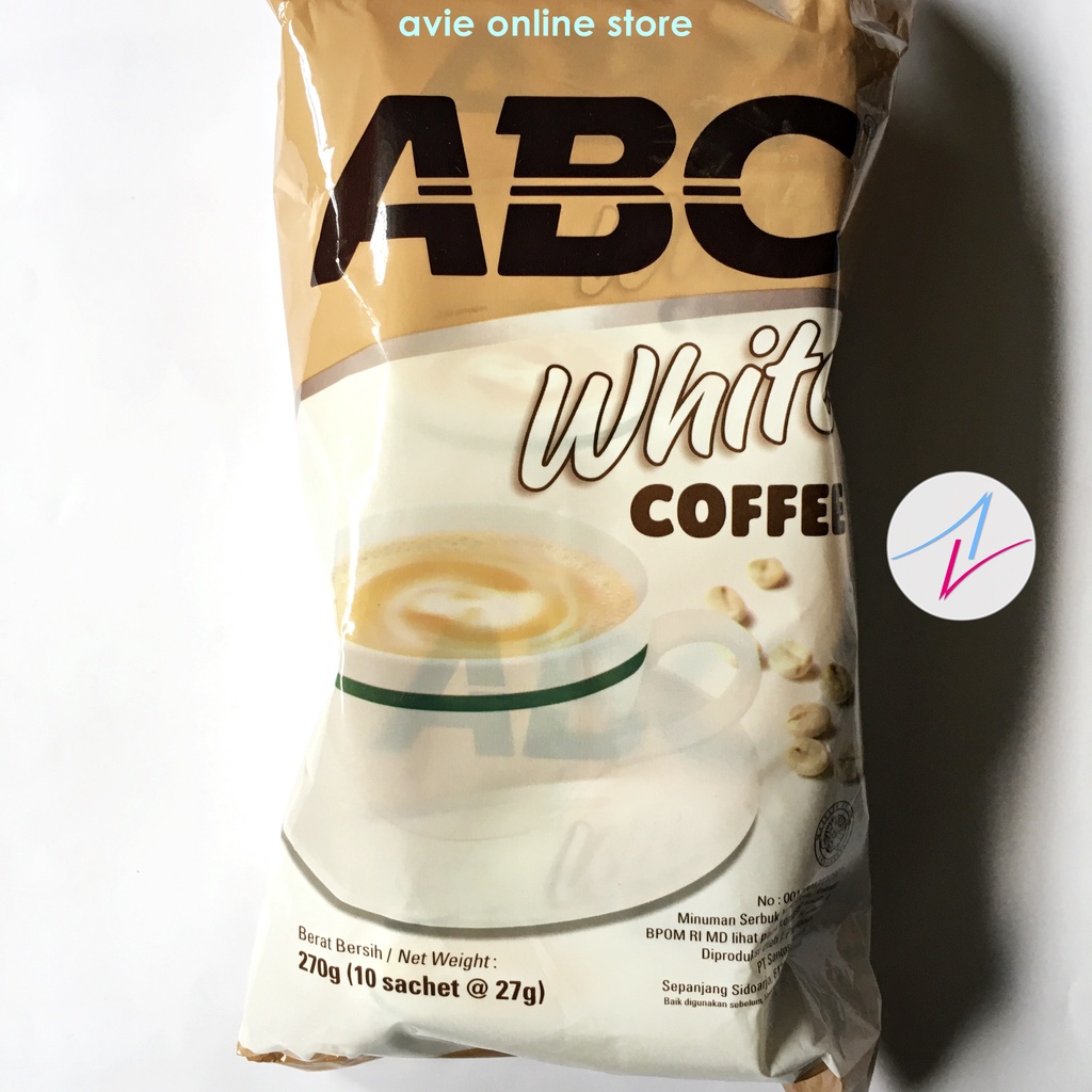 Jual KOPI ABC WHITE COFFEE 1 PACK (10 X 27 GR) | Shopee Indonesia