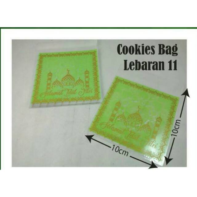 Jual Plastik Cookies Lebaran Plastik Packaging Roti Kue Plastik Bungkus ...