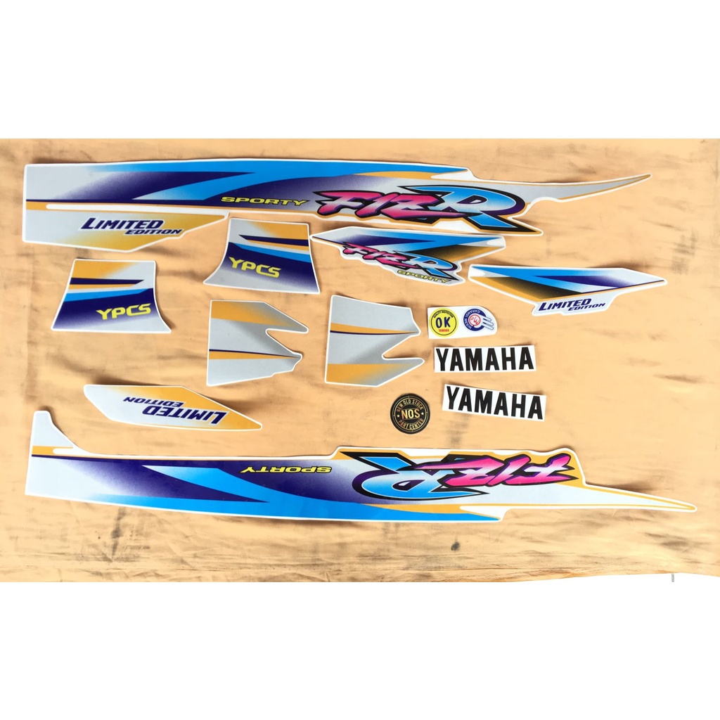 Jual Striping stiker sticker yamaha f1zr LE limited edition premium ...