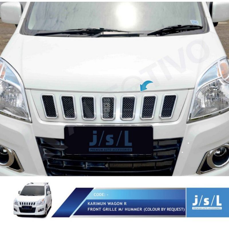 Jual grill depan karimun wagon R model hummer | Shopee Indonesia