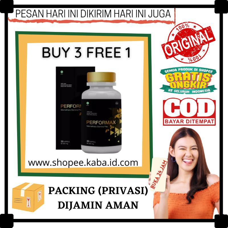 Jual 100% ASLI ( PERFORMAX 30 KAPSUL ASLI OBAT HERBAL PRIA PERKASA ...