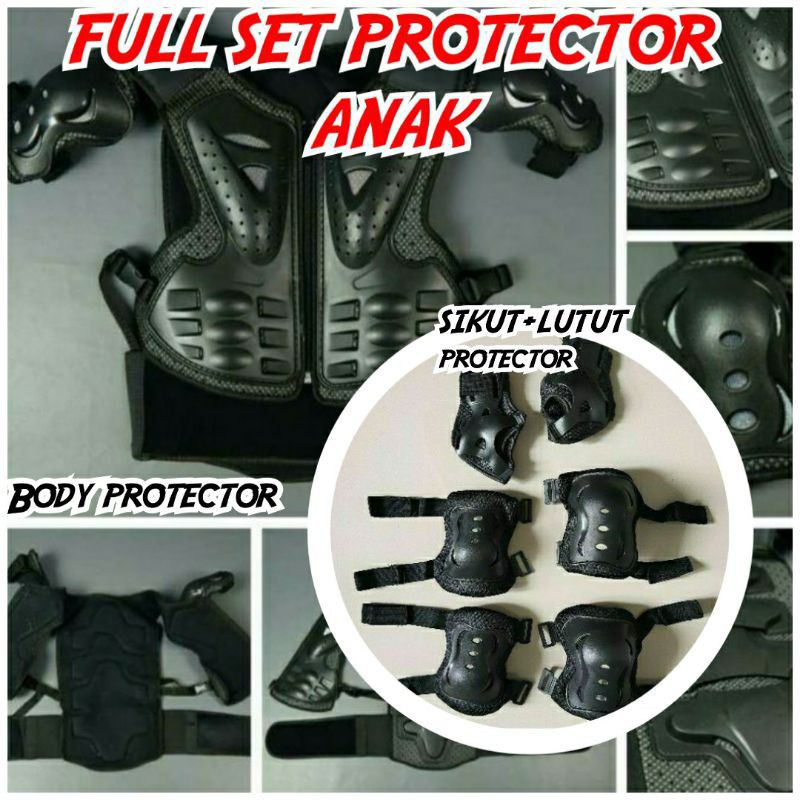 Jual BODY PROTECTOR ANAK PELINGDUNG PELINGDUNG BADAN SIKU DAN LUTUT ...