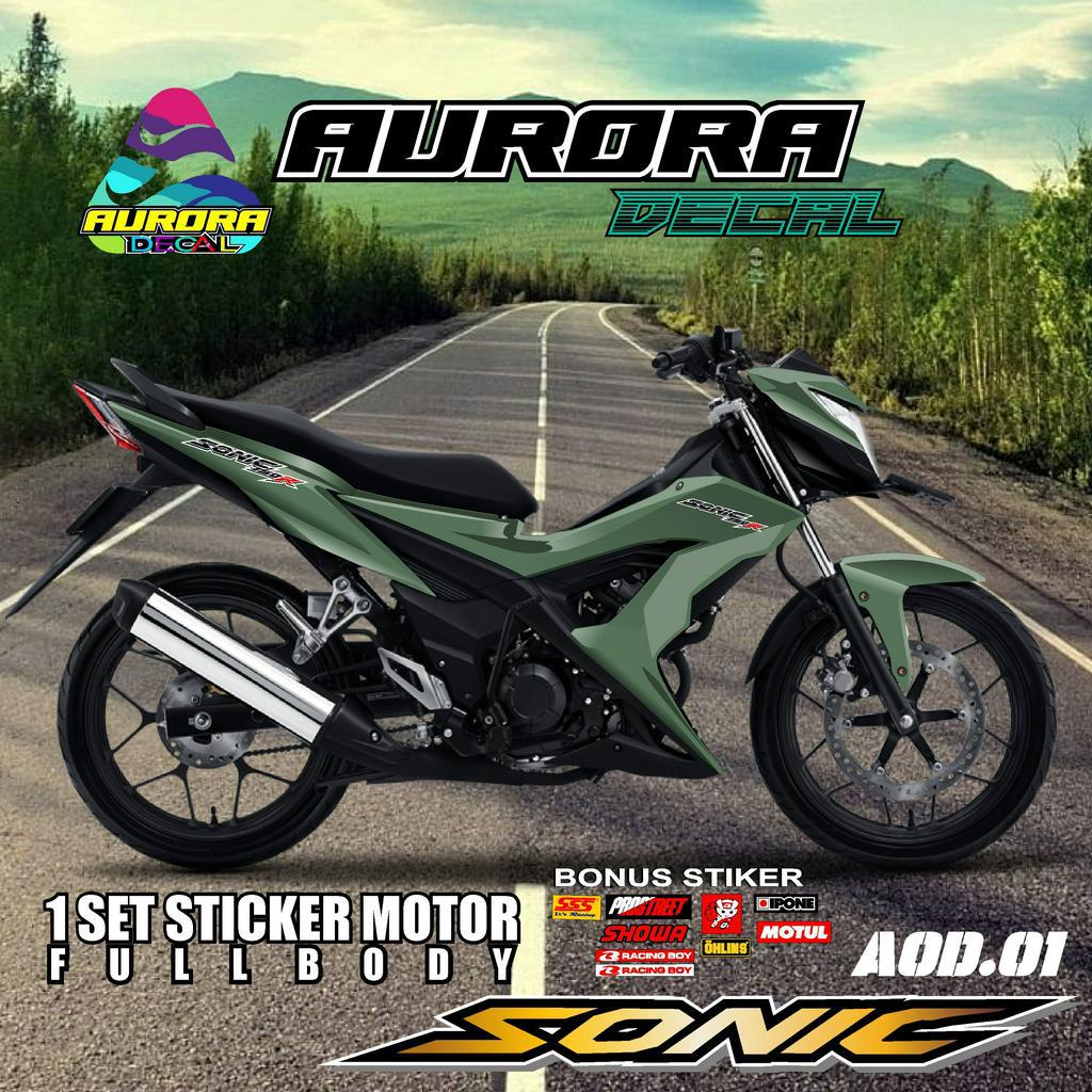 Jual Decal Dekal Sticker Stiker Striping FULLBODY HONDA SONIC 150R ...