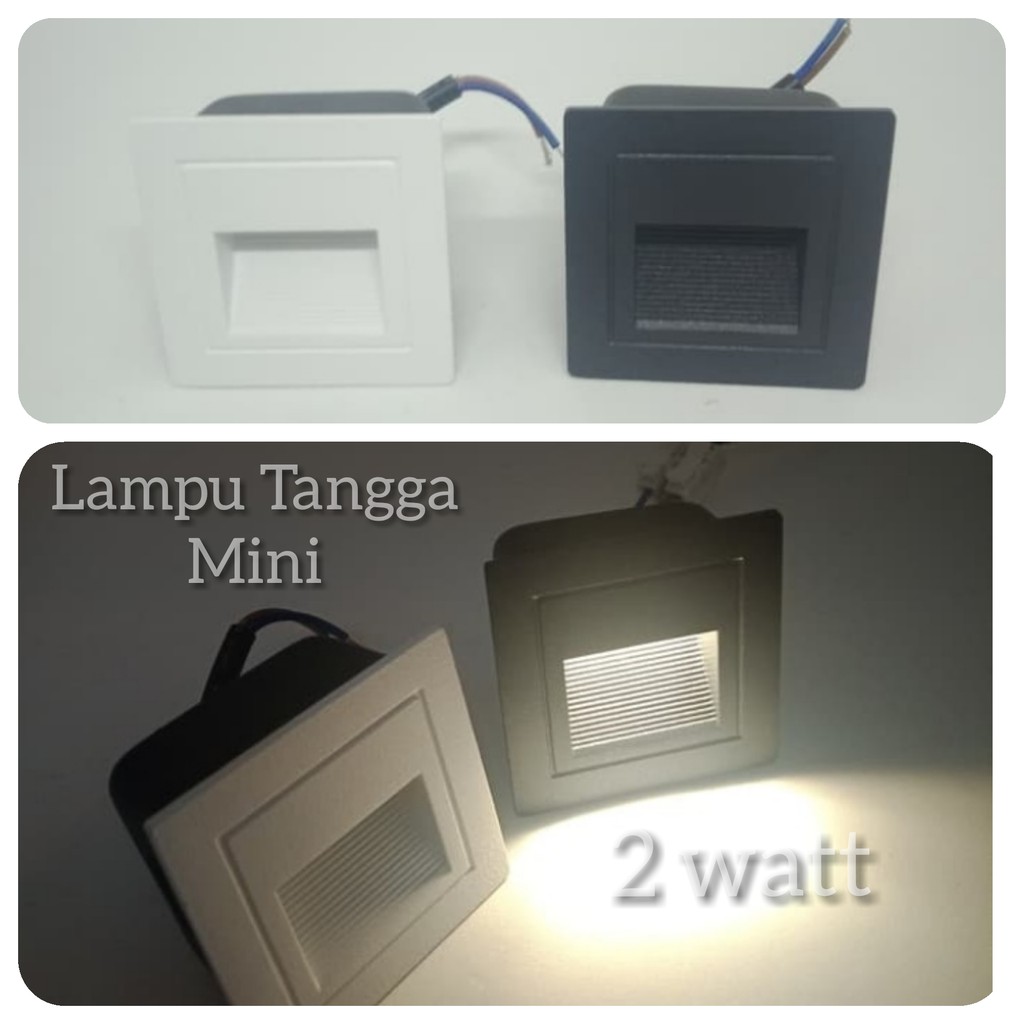Jual Lampu Tangga Step Light LED Anak Tangga 2watt 2w 2 watt Kotak Mini ...