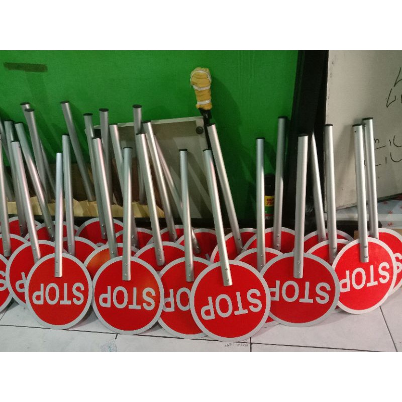 Jual TONGKAT STOP BOLAK-BALIK/ RAMBU STOP 2SISI TANGGUNG 24cm | Shopee ...