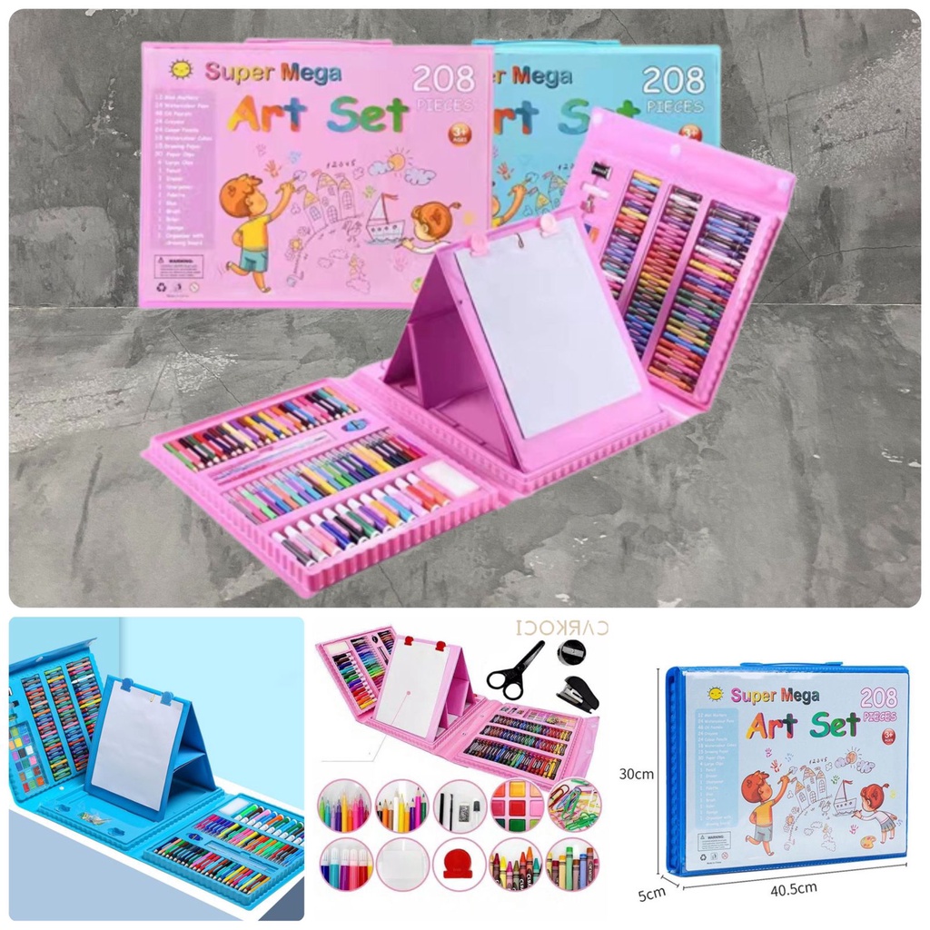 Jual Set Alat Melukis / Menggambar Anak / Art Set (208pcs alat-alat ...