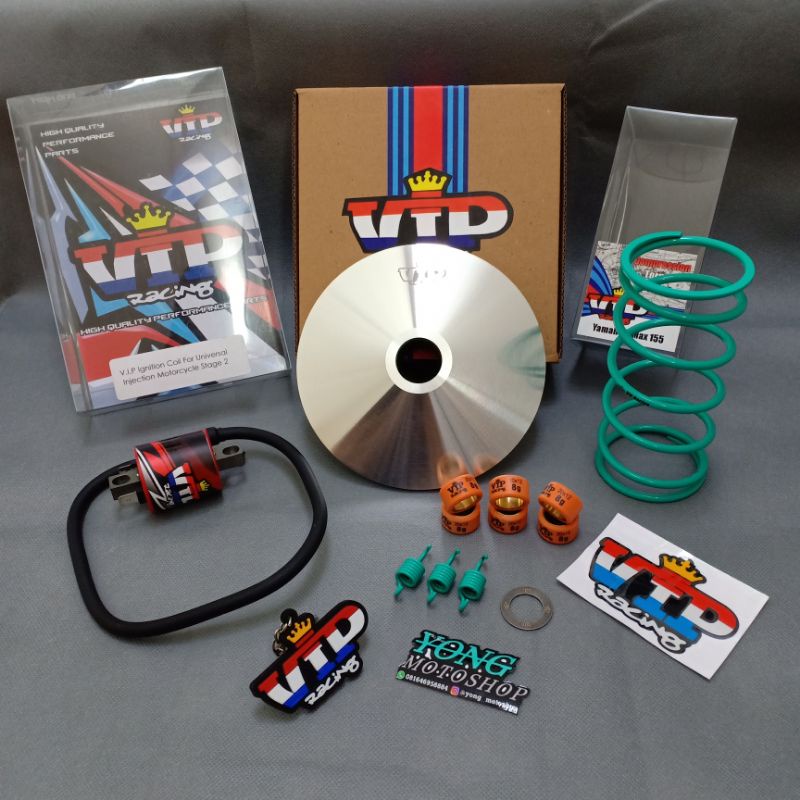 Jual Paket Tune Up Kit VIP Racing Yamaha Nmax 155 Upgrade Kirian CVT ...