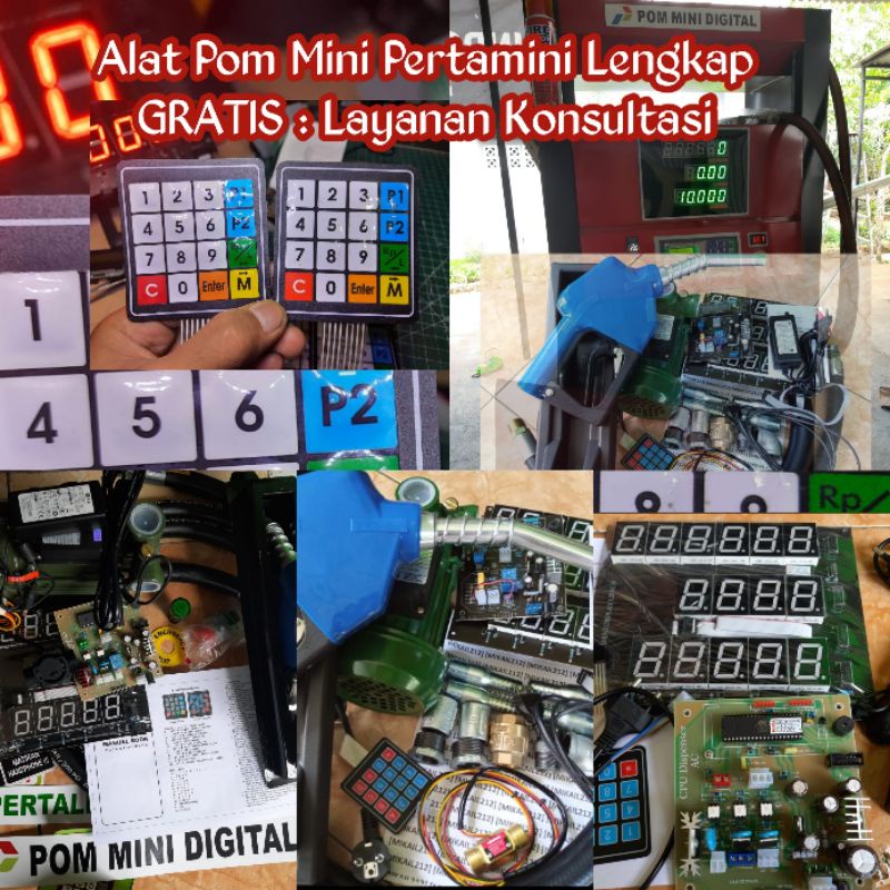 Jual Alat Pom Mini Lengkap Perangkat Mesin Pertamini Digital Gratis ...