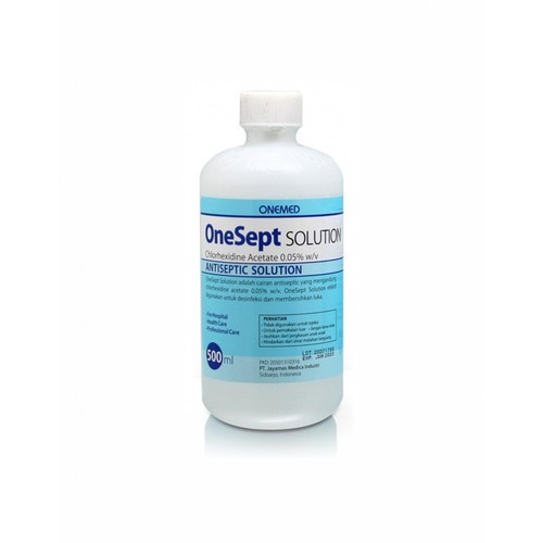 Jual ONE SEPT SOL 500 ML ( CHLORHEXIDINE 0.05 % ) | Shopee Indonesia