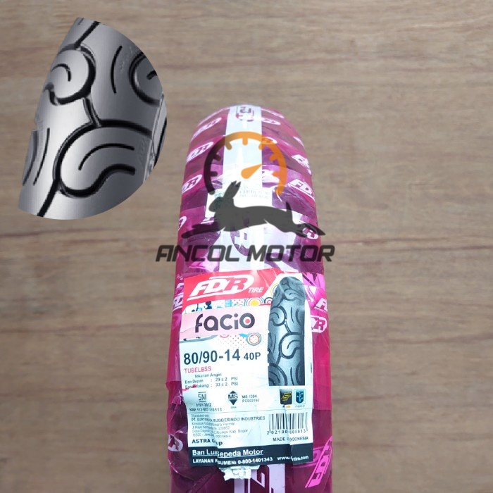 Jual FDR 80/90-14 Flemmo Spartax Sport XR Facio Flemino Ban Motor Matic ...