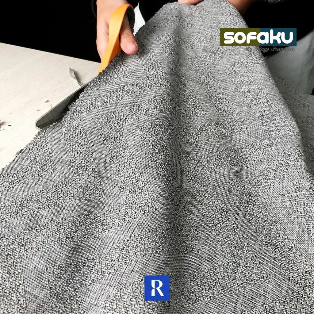 Jual MORGAN : Regency Zigzag Polos Fabric Kain Cover Bantal Kain Sofa ...