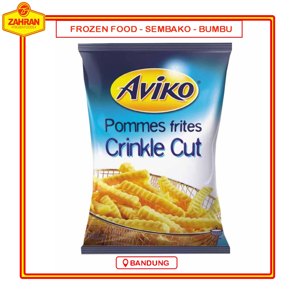 Jual Kentang Crinkle Aviko 1kg Frozen Beku Murah Bandung | Shopee Indonesia
