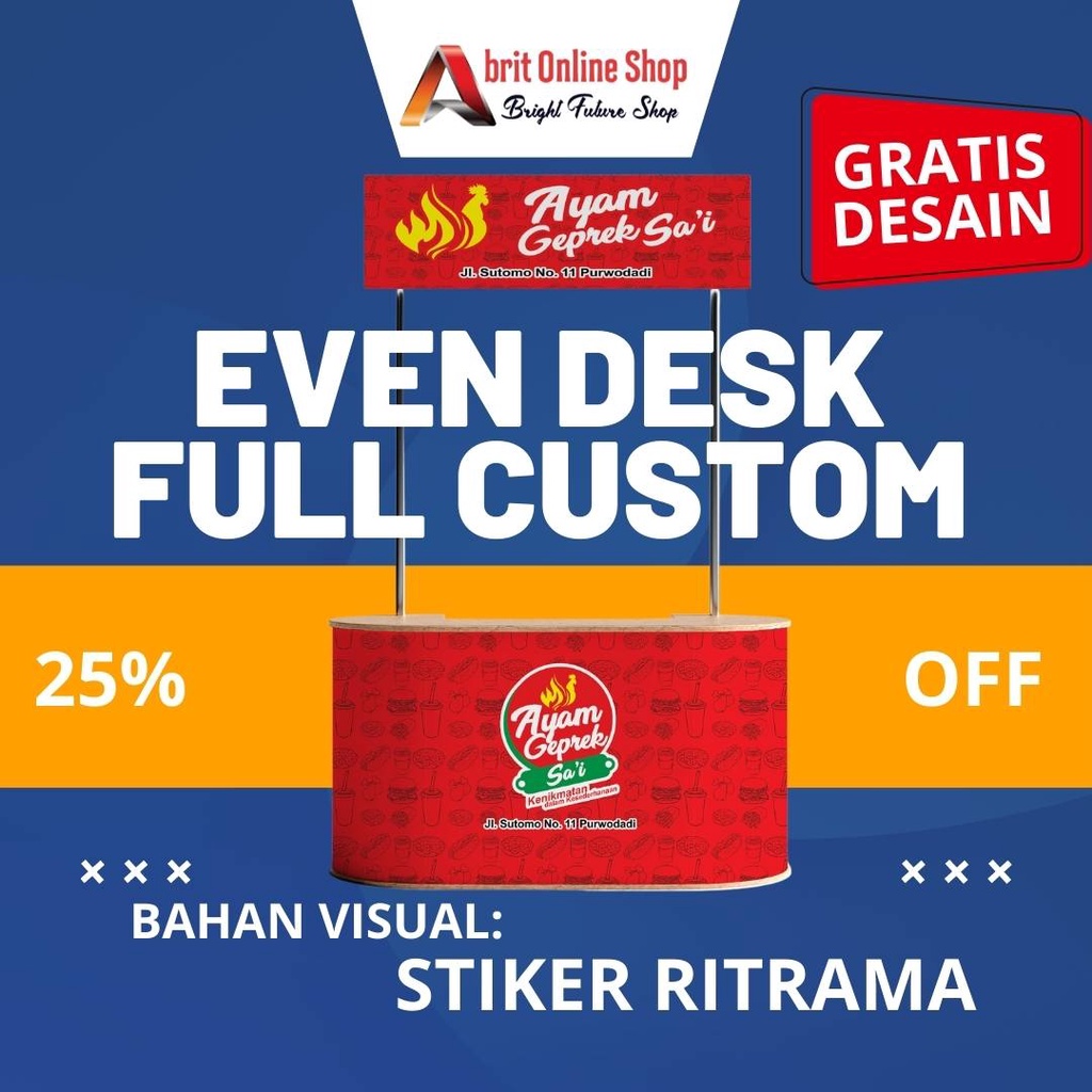 Jual EVENT DESK FULL CUSTOM | EVENT DESK USAHA DAN BAZAR | EVENT DESK ...