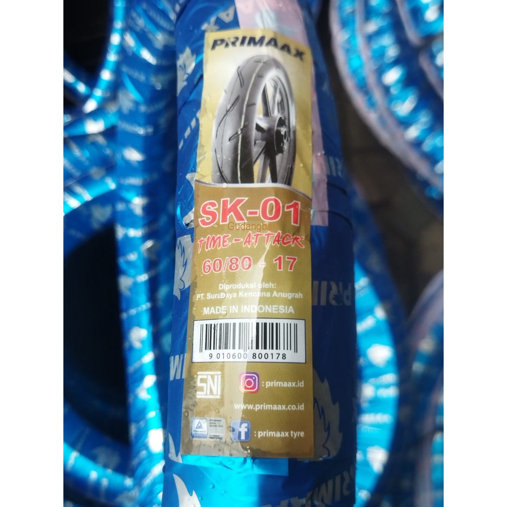 Jual Ban luar motor Primaax SK01 60 80 17 Tubetype Soft Compound Time ...