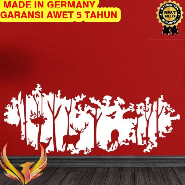 Jual TERMURAH Wall Stiker Hutan & Hewan Sticker Dinding Kamar Rumah ...