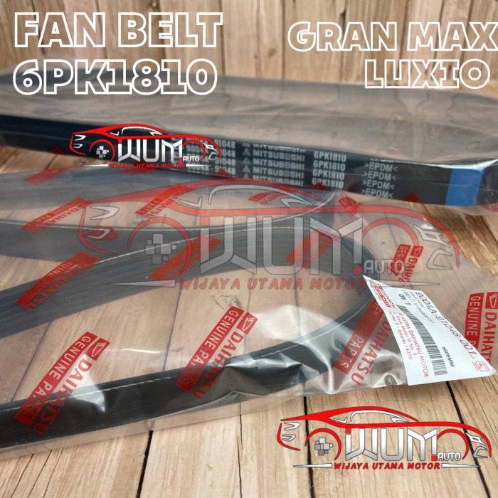 Jual FAN BELT VAN BELT TALI KIPAS LUXIO GRANMAX GRAND MAX P/S 6PK1810 AC POWER STEERING | Shopee ...