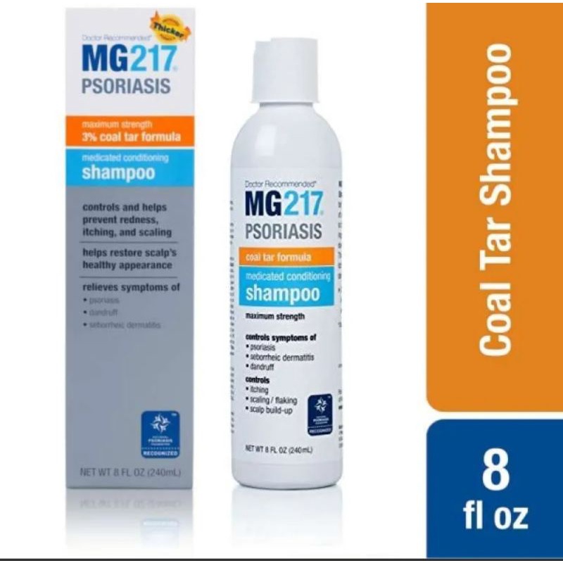 Jual MG217 Psoriasis Medicated Conditioning 3% Coal Tar Shampoo ...