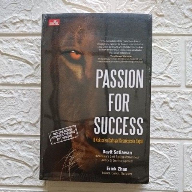 Jual Passion For Success By Erick Zhan & Davit Setiawan | Shopee Indonesia