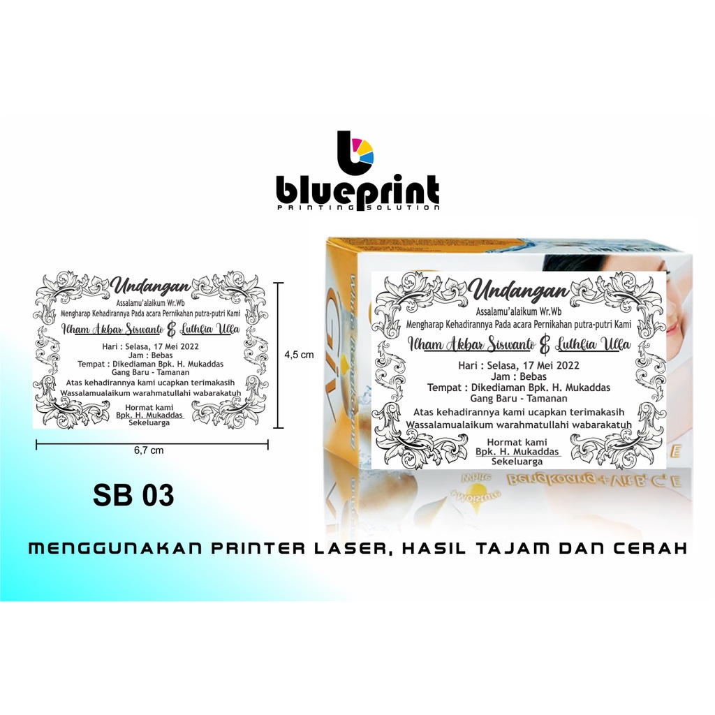 Jual undangan ulem ulem sabun rokok | Shopee Indonesia