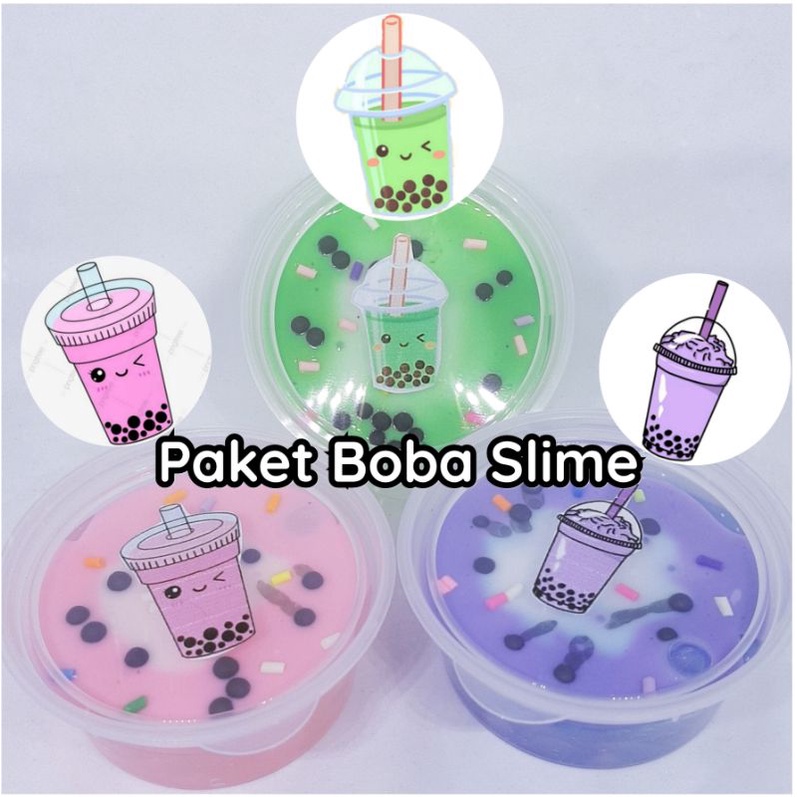 Jual Paket Slime Boba Murah | Shopee Indonesia