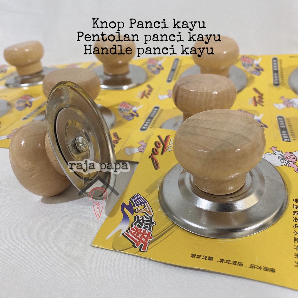Jual Rapa Pentolan Panci Knop Panci Handle Panci Kayu Anti Panas ...