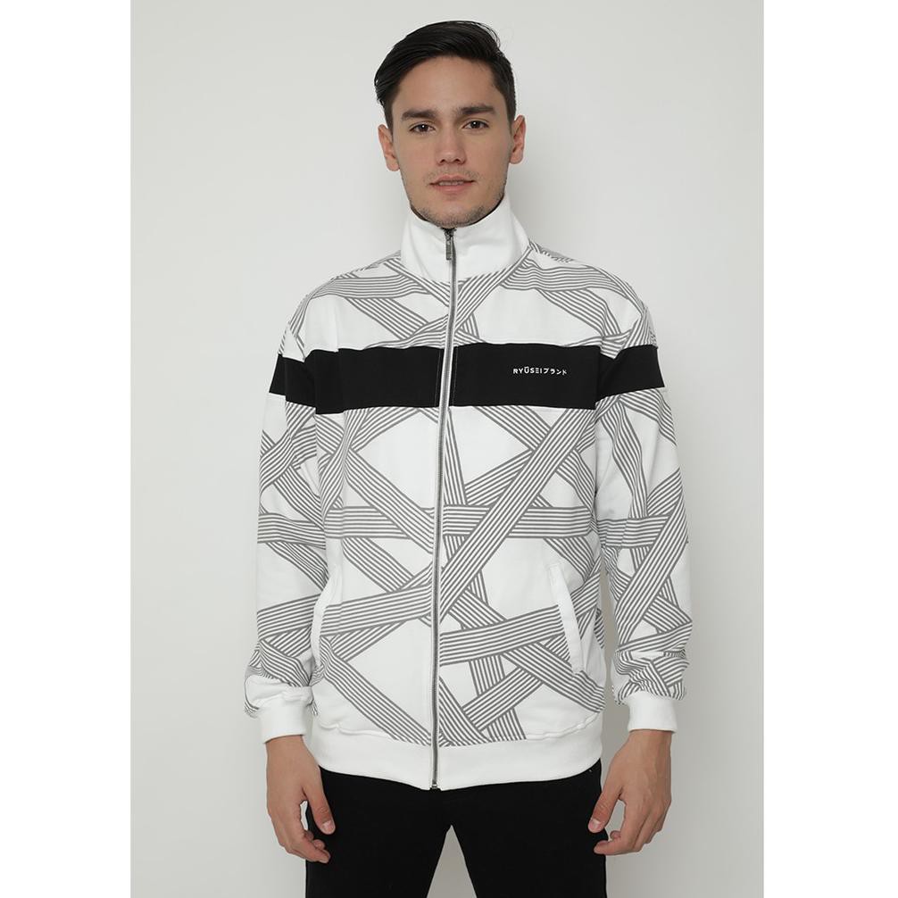 Jual RYUSEI Jaket Pria Jkt Men Rieyu White (KODE L0010) | Shopee Indonesia