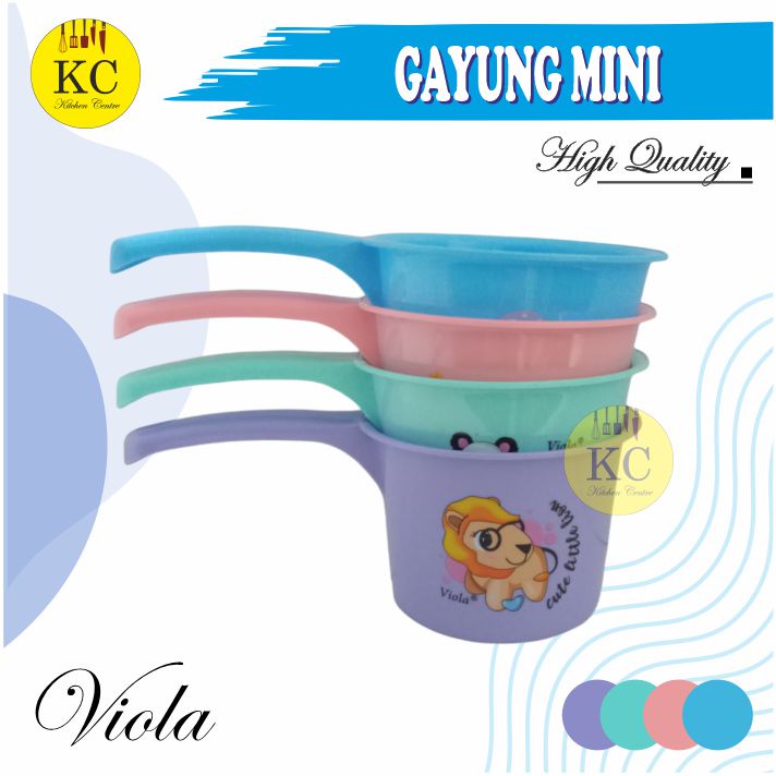 Jual Gayung Plastik Mungil Polos KM 101 Viola Tersedia 4 warna | Shopee ...