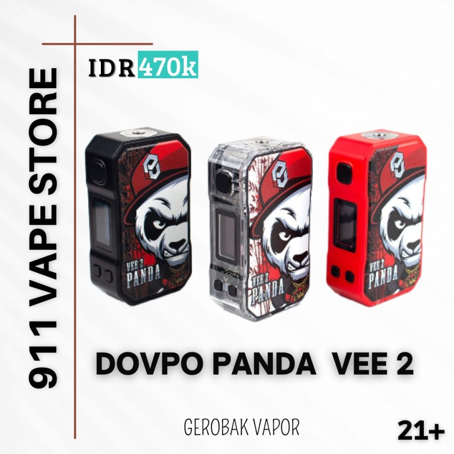 Jual Mod Vape Vapor DOVPO VEE 2 PANDA 200W Authentic By Panda | Shopee ...