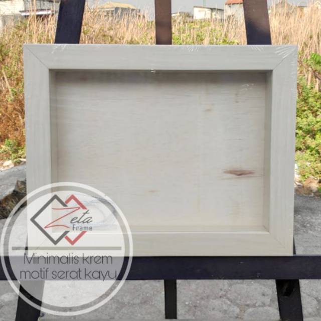 Jual Tipe CO4 pinus fiber - Pigura mahar minimalis krem uk. 30x40 ...