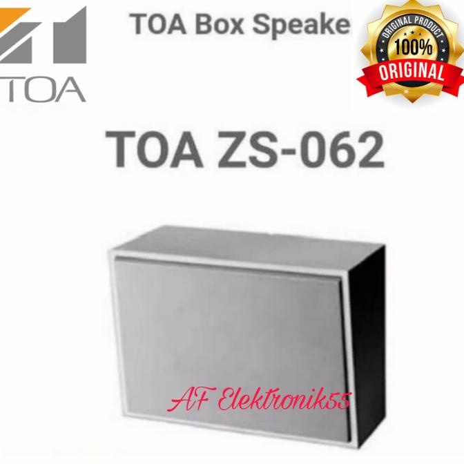 Jual TOA ZS-062 WALL BOX SPEAKER 100% ORIGINAL KOTAK DINDING ASLI | Shopee Indonesia