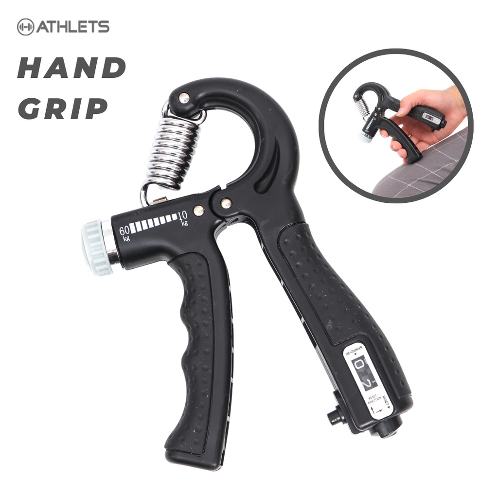 Jual ATHLETS Hand Grip Premium | Handgrip Adjustable Counter | Alat ...