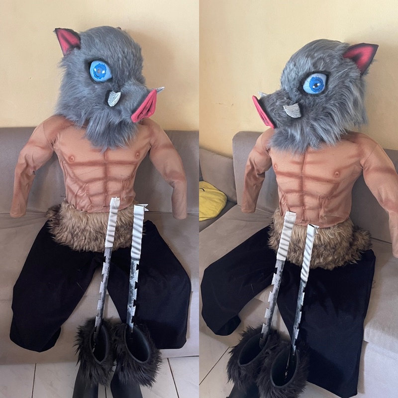 Jual cosplay inosuke full set | Shopee Indonesia