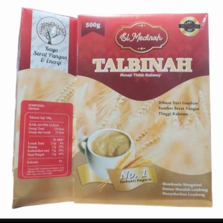 Jual Talbinah El Medinah Resep Thibb Nabawy 500 gr | Tepung Gandum 100% ...