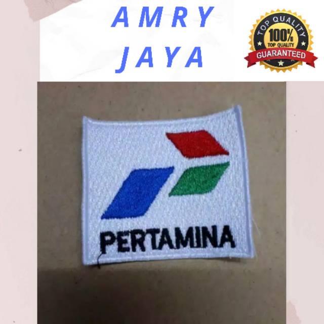 Jual PATCH BORDIR LOGO PERTAMINA EMBLEM ATRIBUT PERTAMINA (AMRY JAYA ...