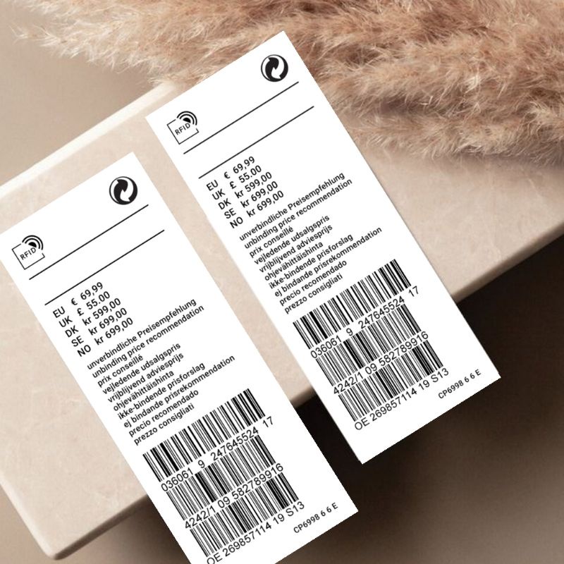 Jual Hang tag Label baju murah bonus tali hangtag hantag handtag han ...