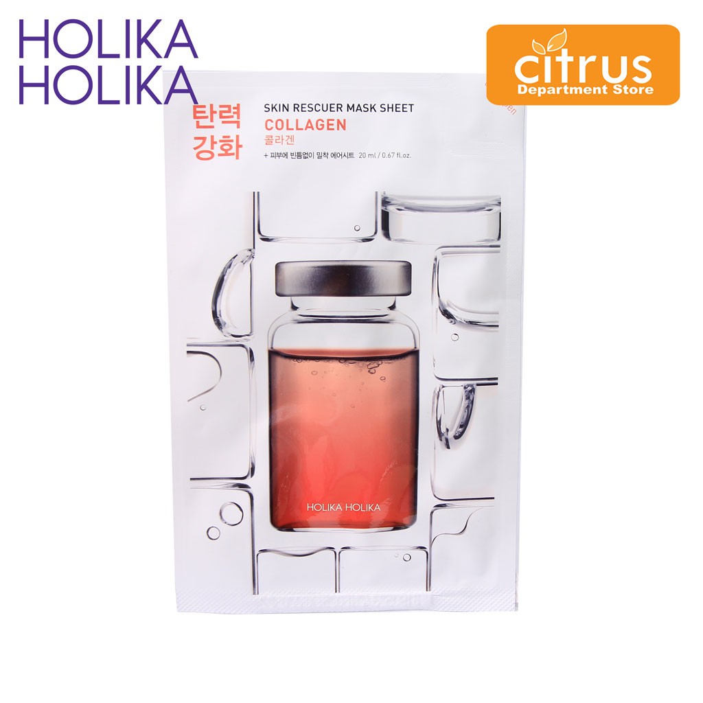 Jual Holika Holika Skin Rescuer Mask Sheet | Shopee Indonesia