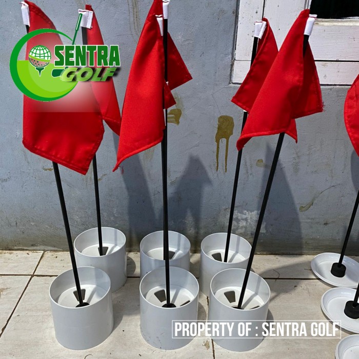 Jual 1 Paket Hole Cup Golf - Tiang Golf Bendera - Bendera Golf | Shopee ...