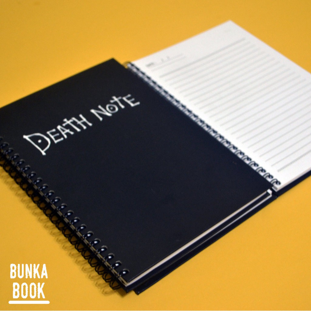 Jual Note Book Hardcover Ring Anime Death Note Ukuran A5 Jurnal Agenda ...